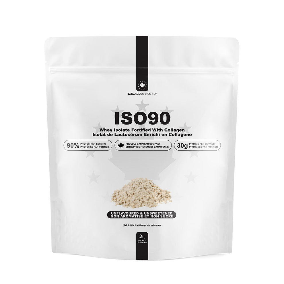 Whey Protein Isolate fortified with Collagen – Canadian Protein